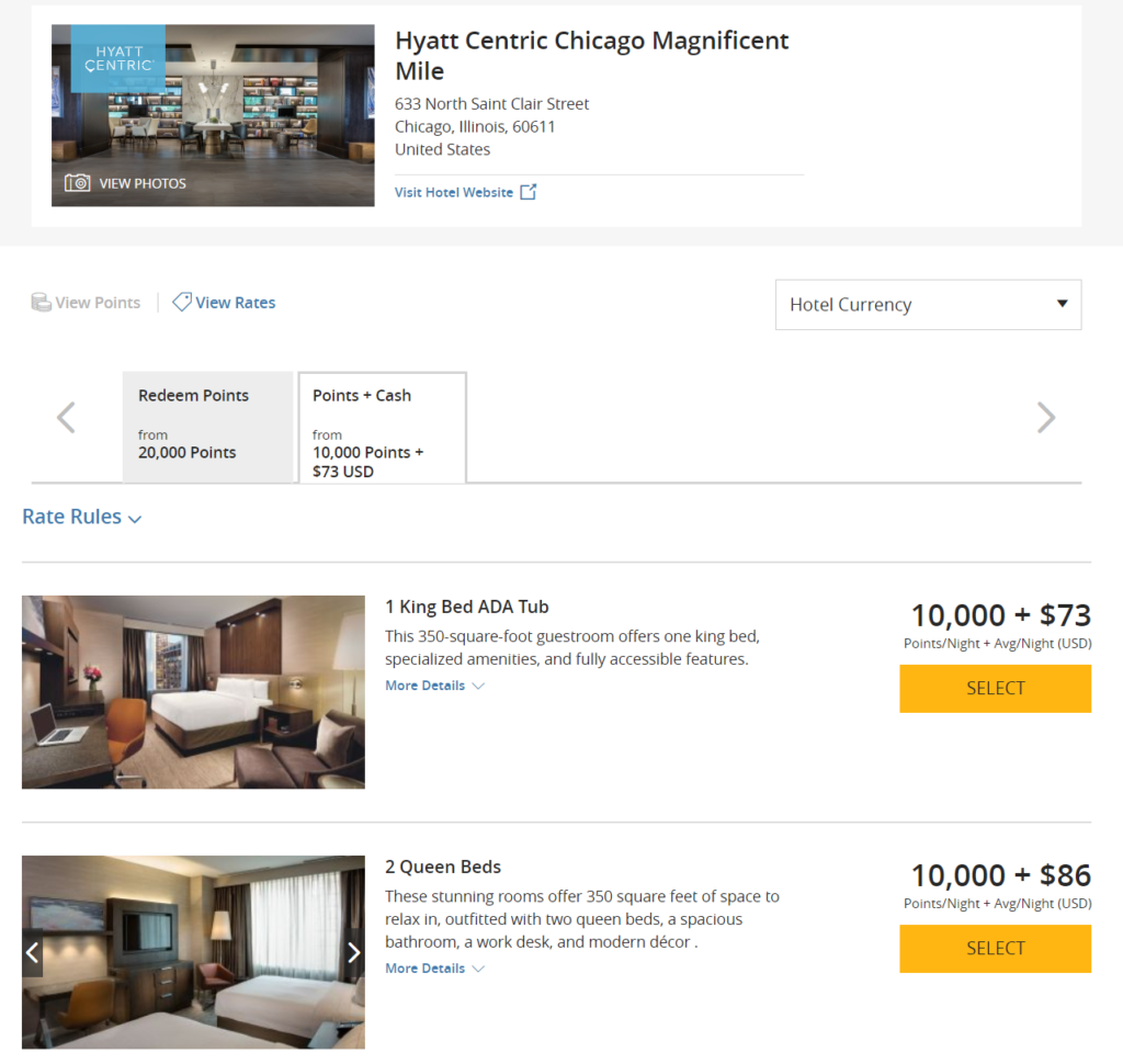 Analysis Hyatt Points+Cash category 5 reward value – Loyalty Traveler