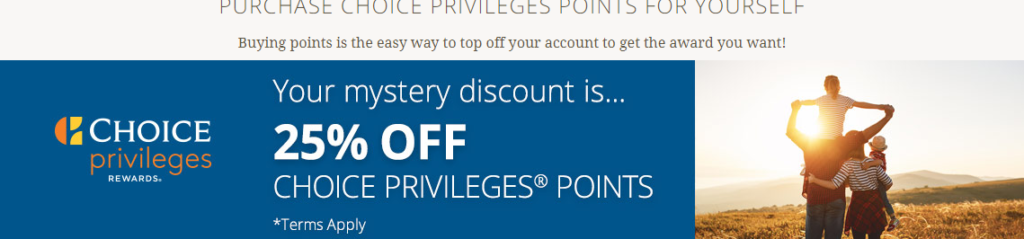 Choice Privileges changes price of points and offers best ever sale to ...